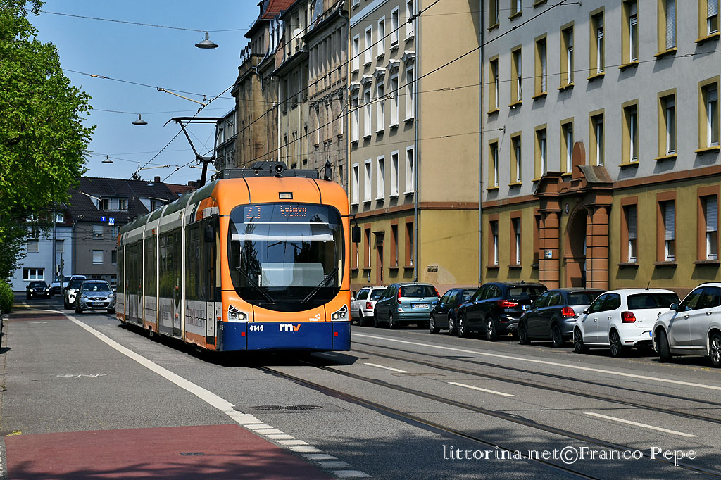 RNV tram 4146 – Rottmannstraße – Heidelberg (D) – 22 aprile 2022 ...